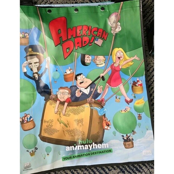 Bags | Sdcc 224 Swag Bag Backpack Exclusive American Dad Fox Hulu ...